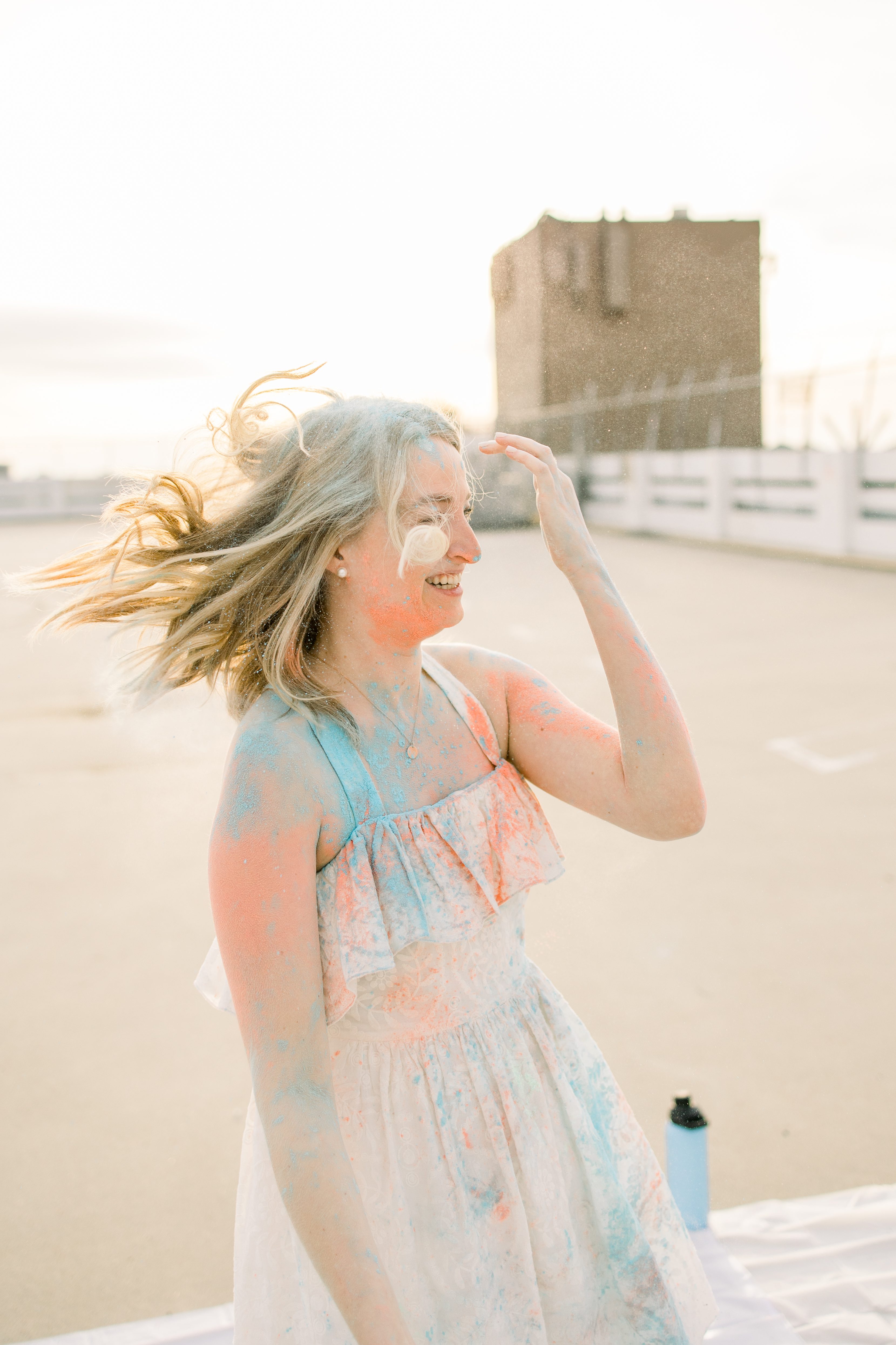 Downtown Fresno Rooftop Paint Photos | California Photographer